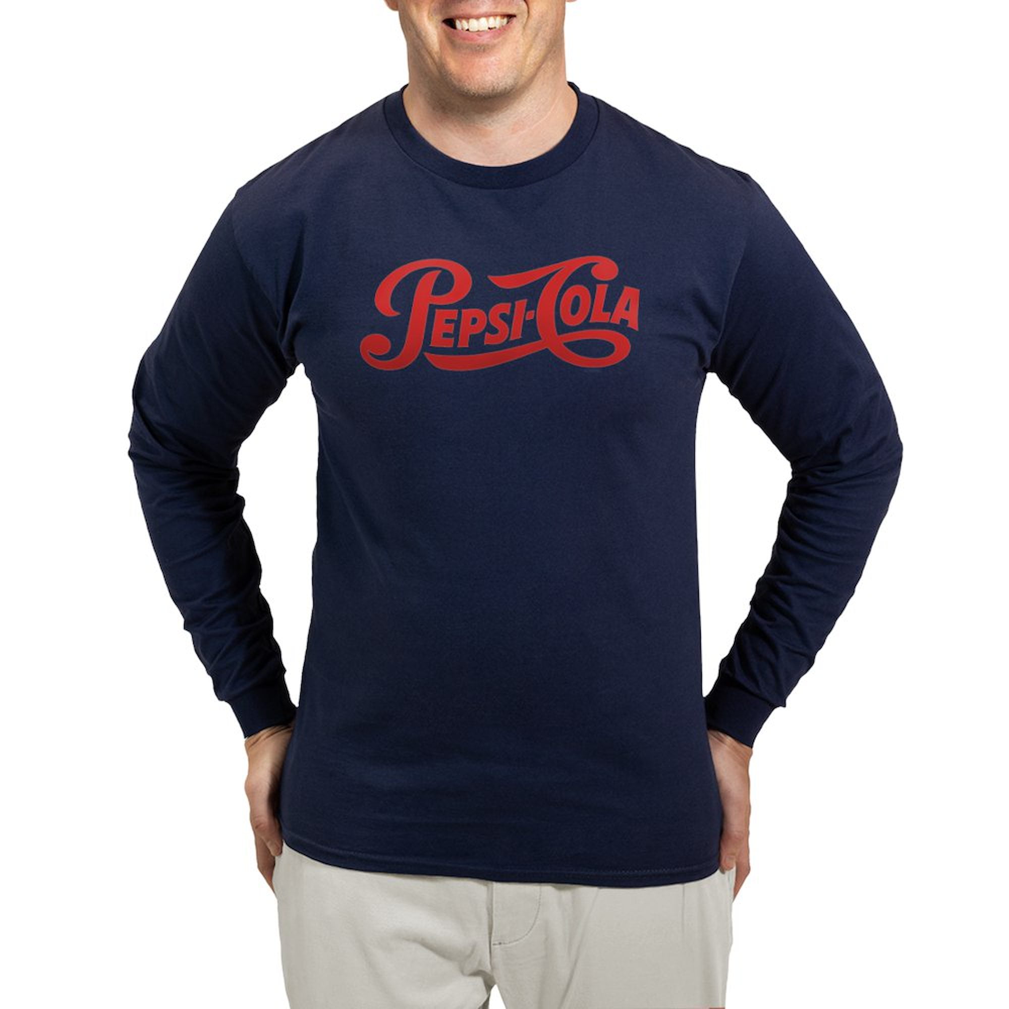 CafePress - Pepsi Logo Long Sleeve T Shirt - Long Sleeve Dark T-Shirt ...