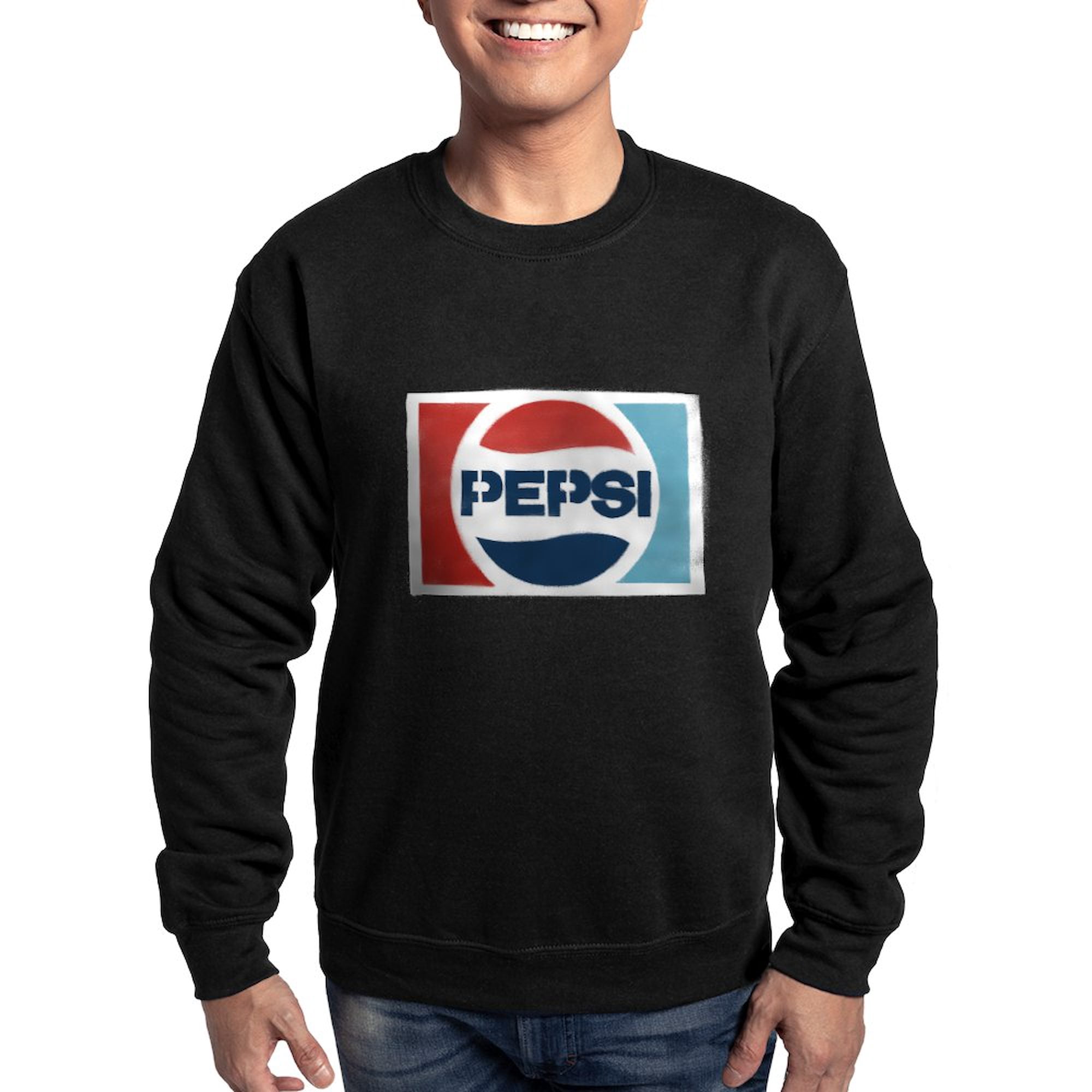 CafePress - Pepsi Logo Sweatshirt (Dark) - Classic Crew Neck Sweatshirt ...