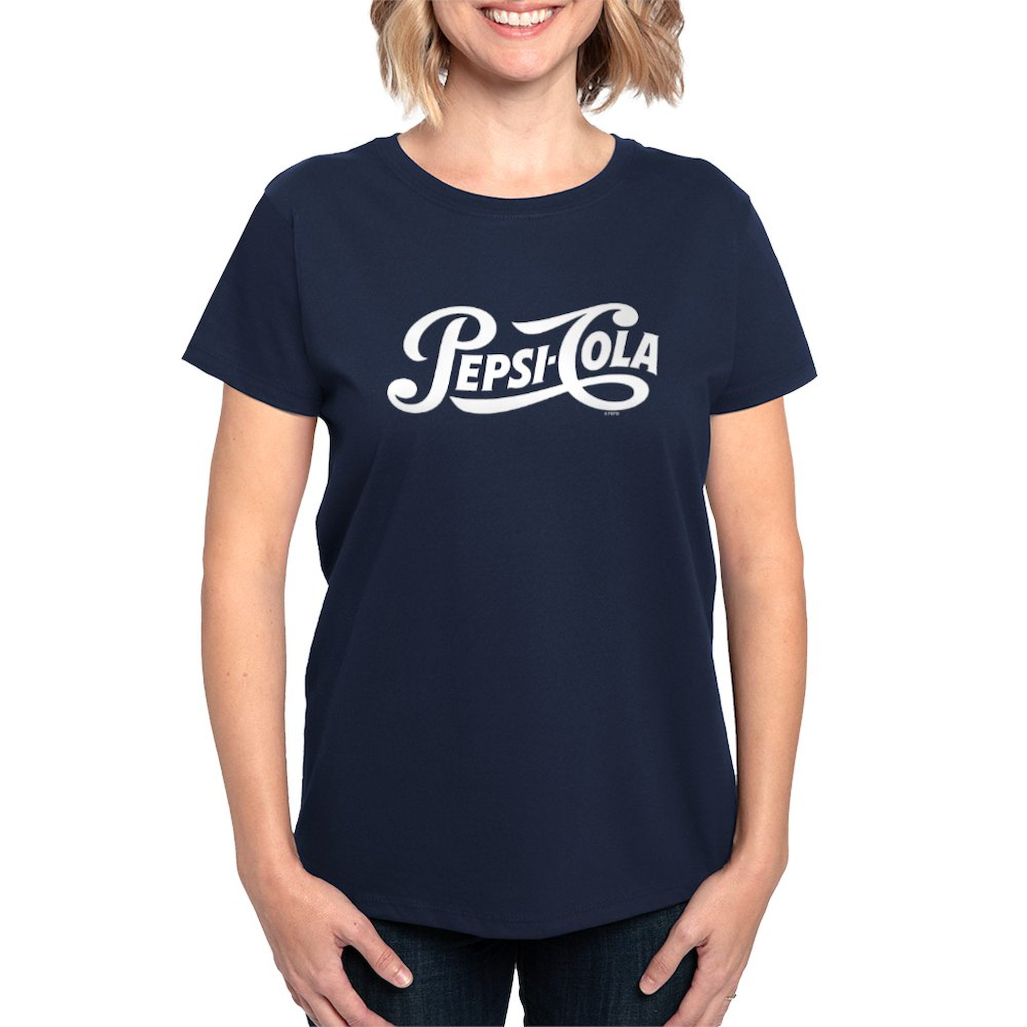CafePress - Pepsi Logo T Shirt - Women's Traditional Fit Dark T-Shirt ...