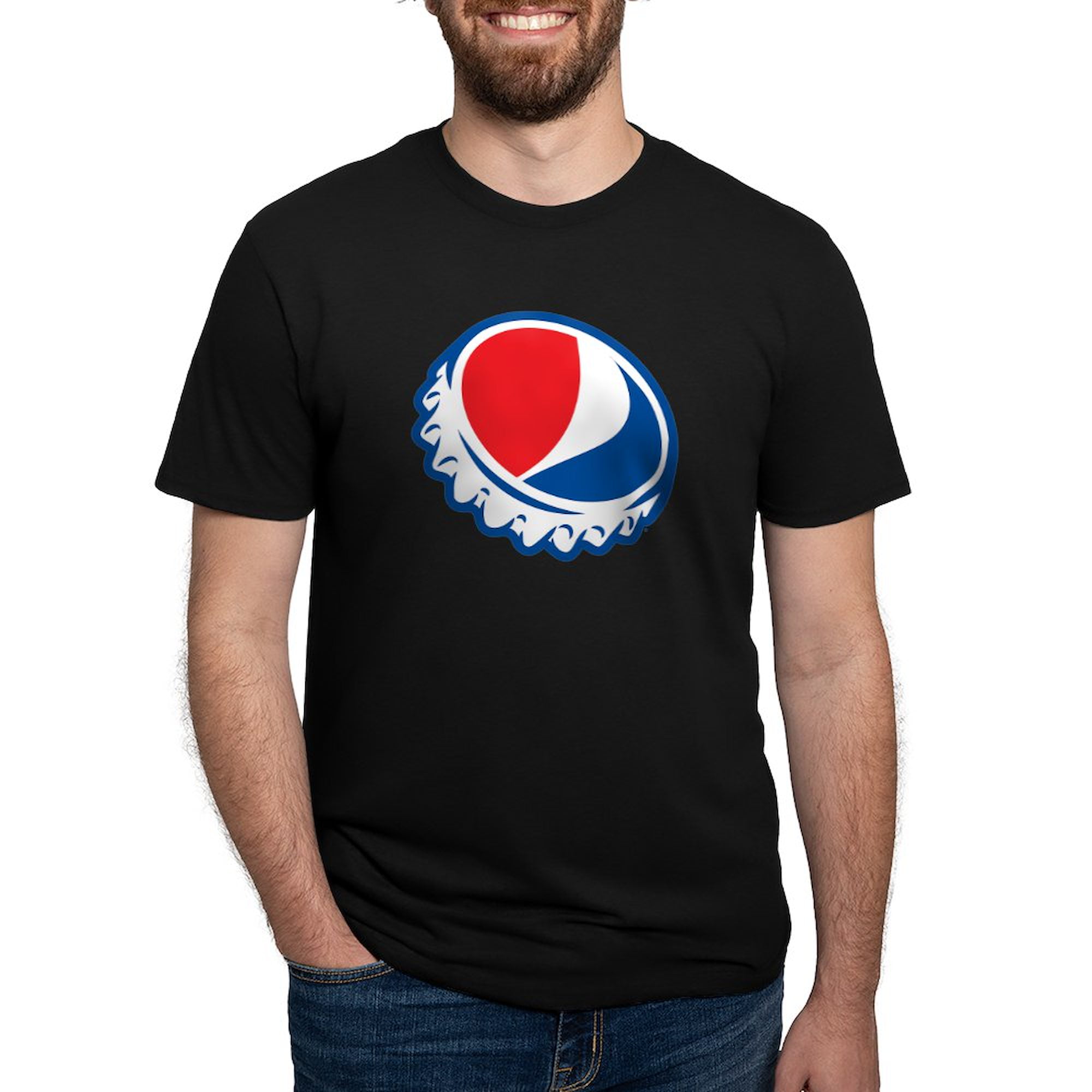 CafePress - Pepsi Modern Men's Deluxe T Shirt - Mens Tri-blend T-Shirt ...