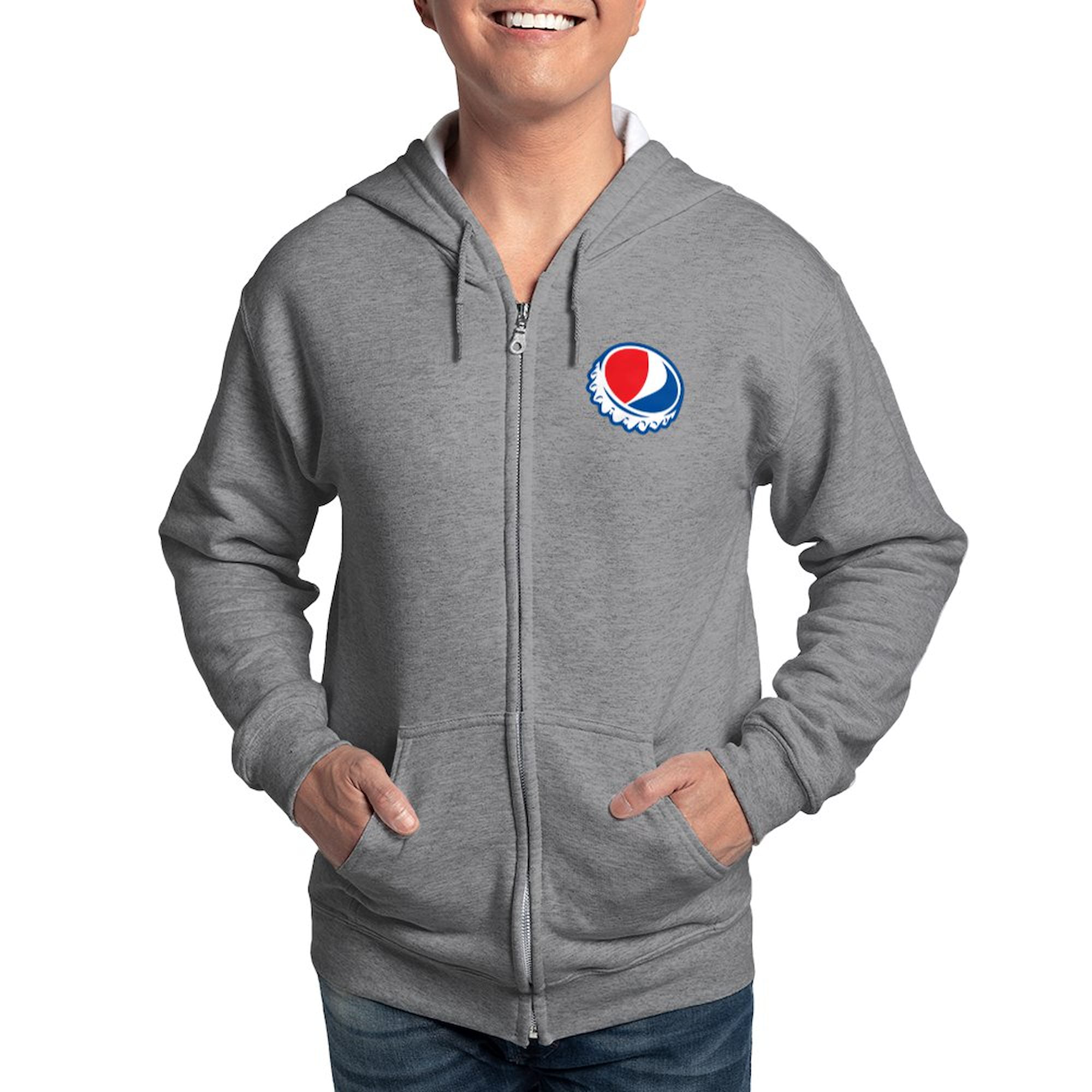CafePress - Pepsi Modern Men's Zip Up Hoodie - Zip Hoodie, Classic ...