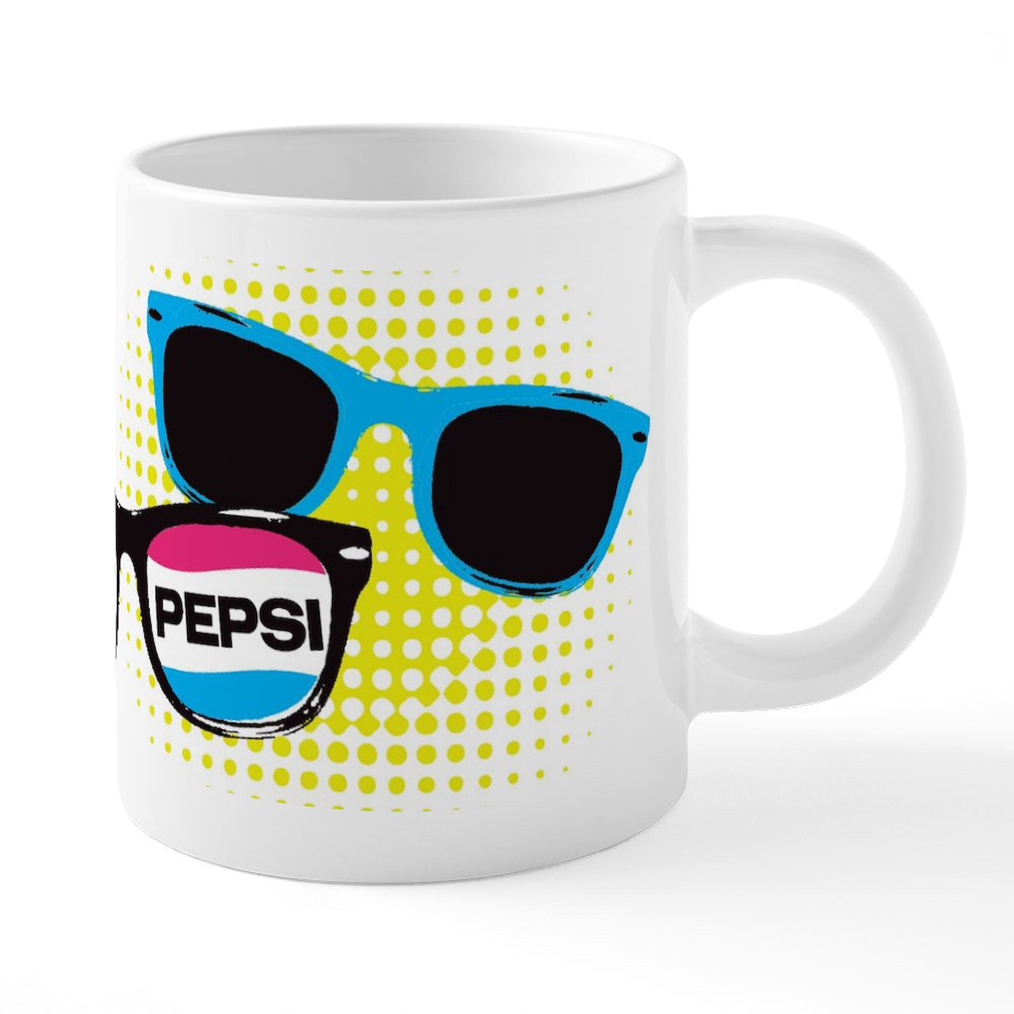 CafePress - Pepsi Sunglasses Mugs - 20 Oz White Ceramic Mega Mug ...