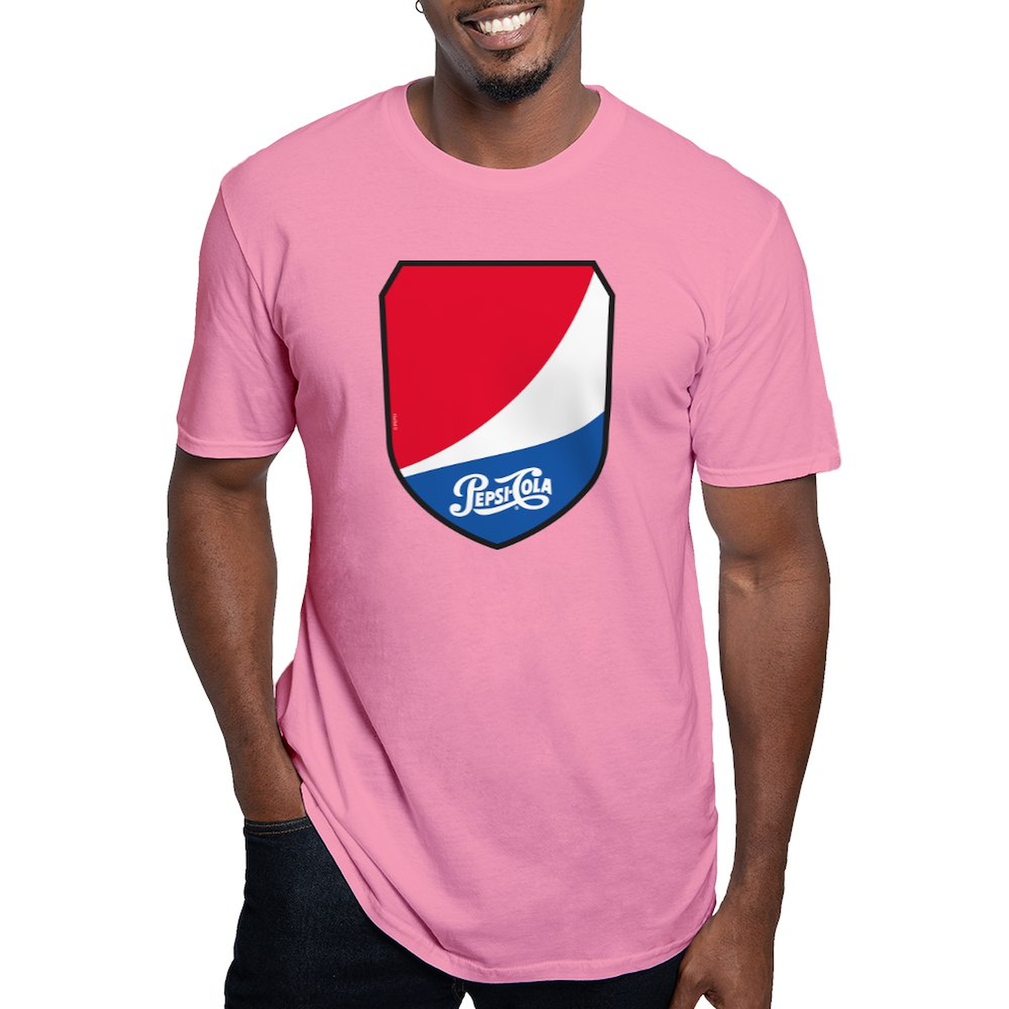 CafePress - Pepsi Varsity Badge 2 Men's Fitted T Shirt (Dark) - Men's ...