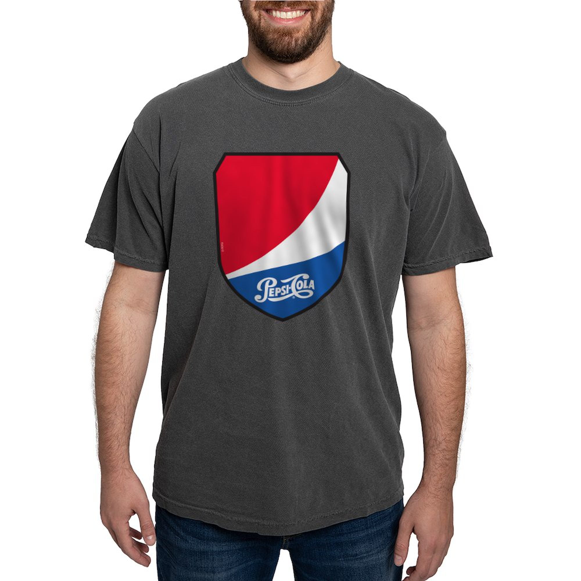 CafePress - Pepsi Varsity Badge 2 - Mens Comfort Colors Shirt - Walmart.com