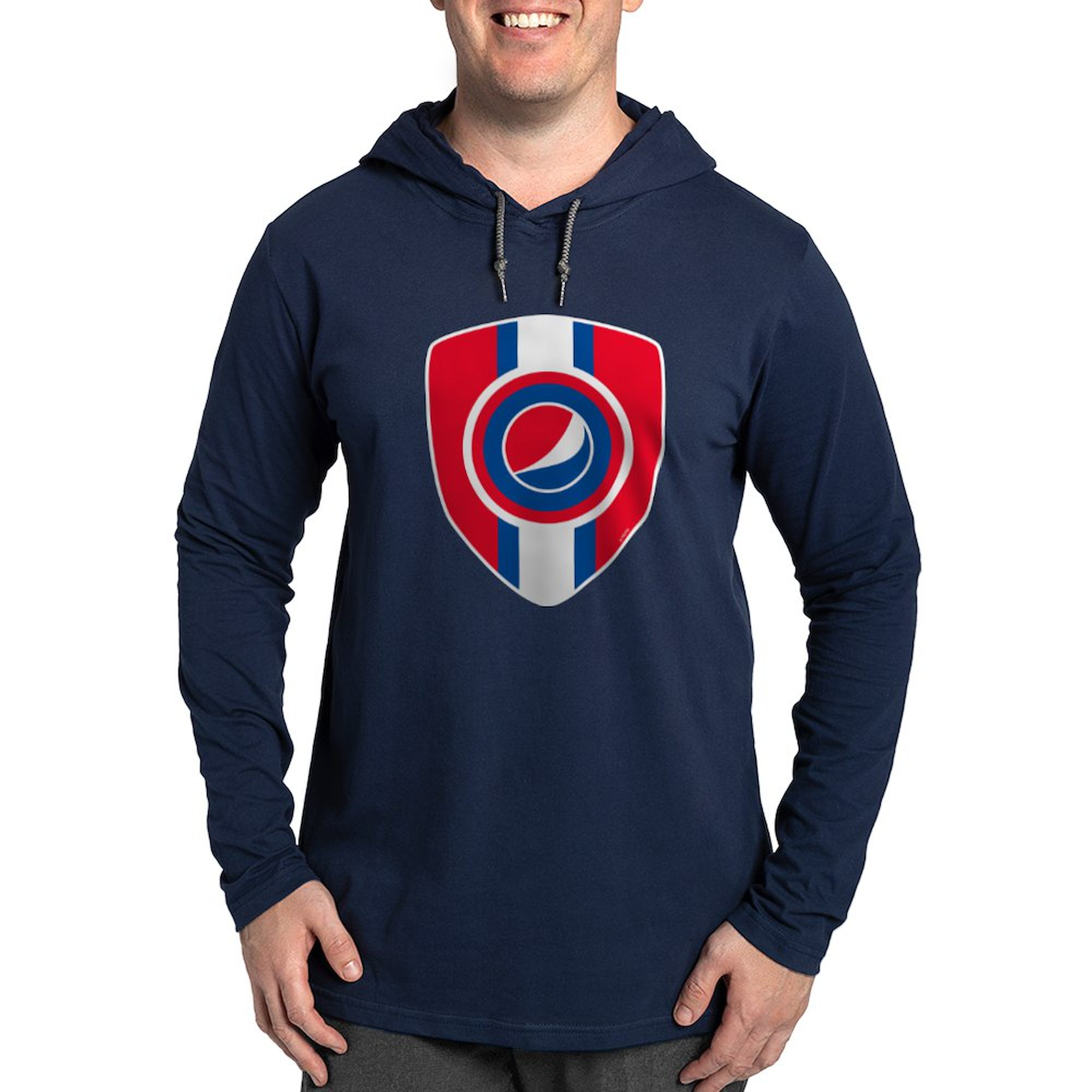 CafePress - Pepsi Varsity Badge 6 - Mens Hooded Shirt - Walmart.com
