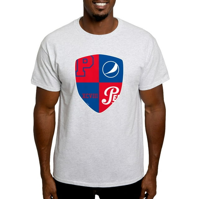 CafePress - Pepsi Varsity Badge 7 Light T Shirt - Men's Classic Graphic ...
