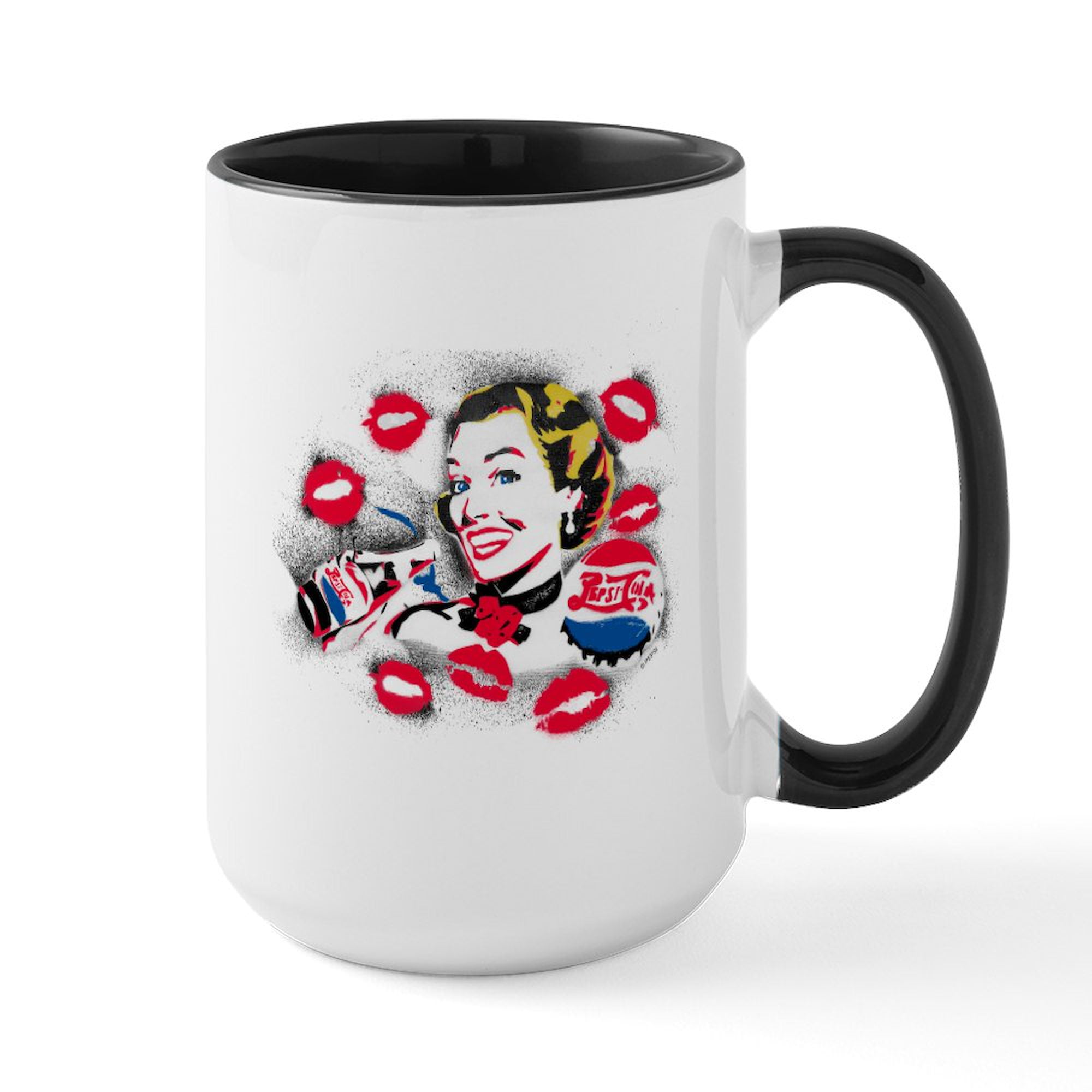 CafePress - Pepsi Woman - 15 oz Ceramic Large White Novelty Mug ...