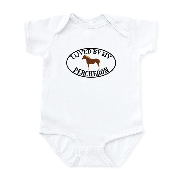 CafePress - Percheron Horse Body Suit - Baby Light Bodysuit, Size ...