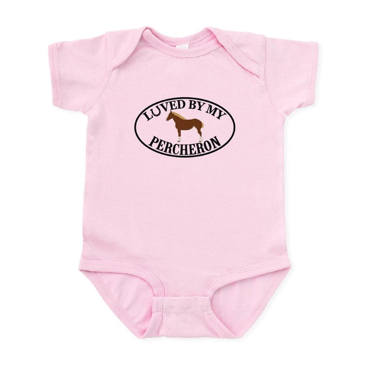 CafePress - Percheron Horse Body Suit - Baby Light Bodysuit, Size ...