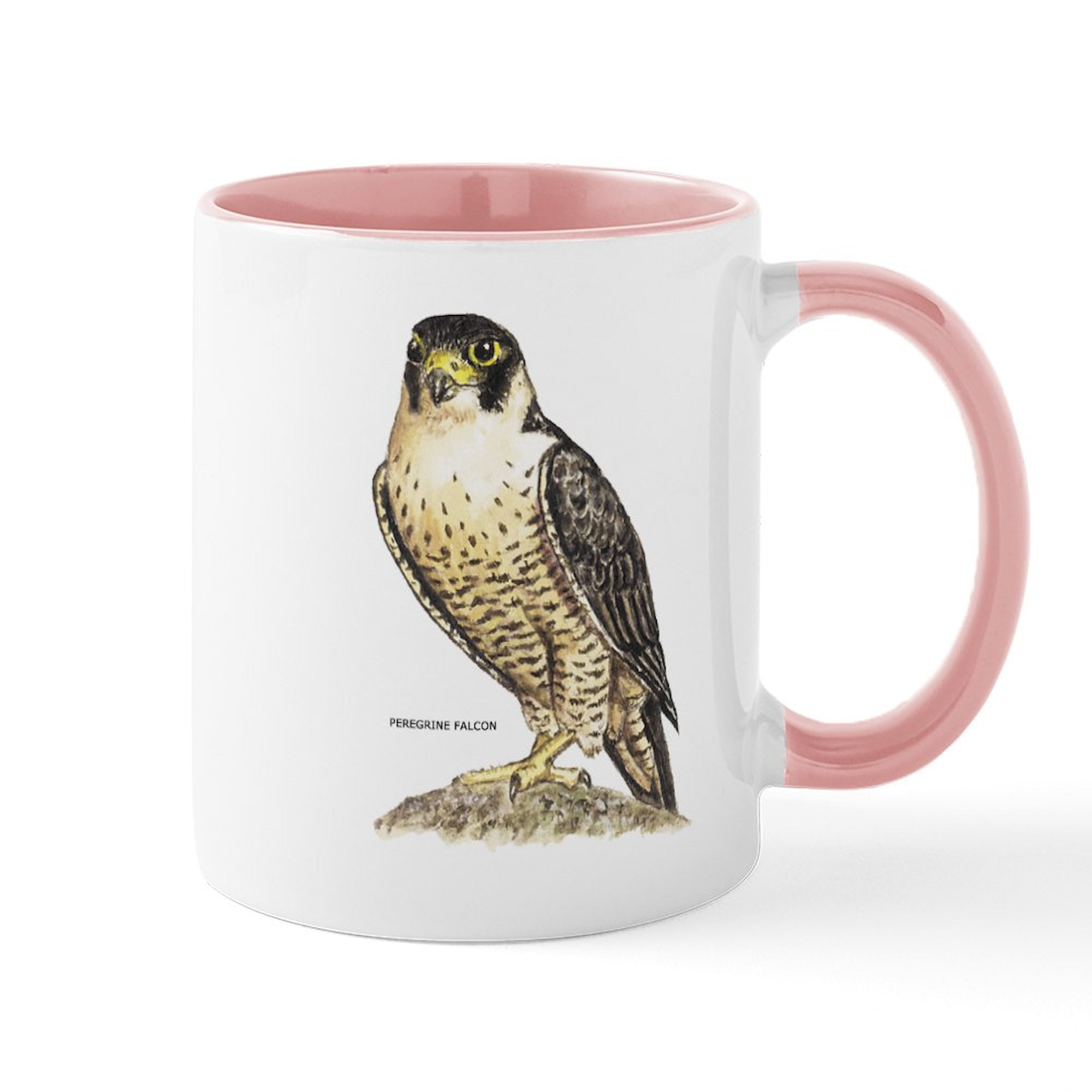CafePress - Peregrine Falcon Bird Mug - 11 oz Ceramic Mug - Novelty ...