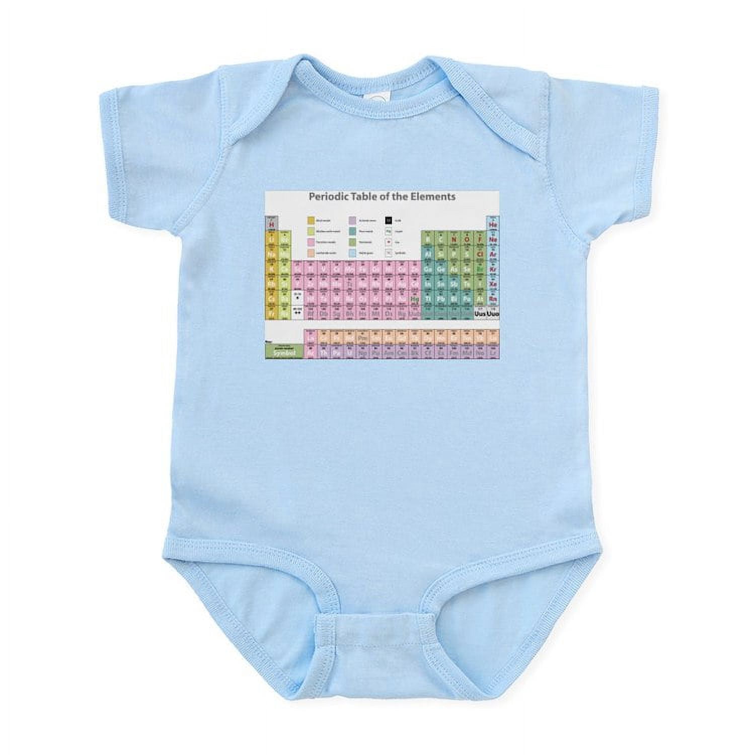CafePress - Periodic Table Infant Creeper - Baby Light Bodysuit, Size ...