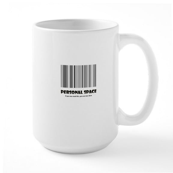 CafePress - I'm A Big Fan Of Space Personal Space Mugs - 15 oz Ceramic ...