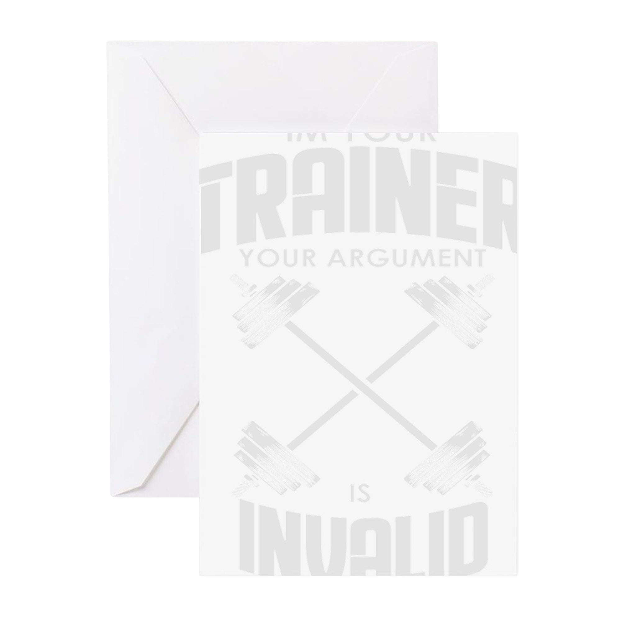 CafePress - Personal Trainer Gym Coach Workout Greeting Cards ...