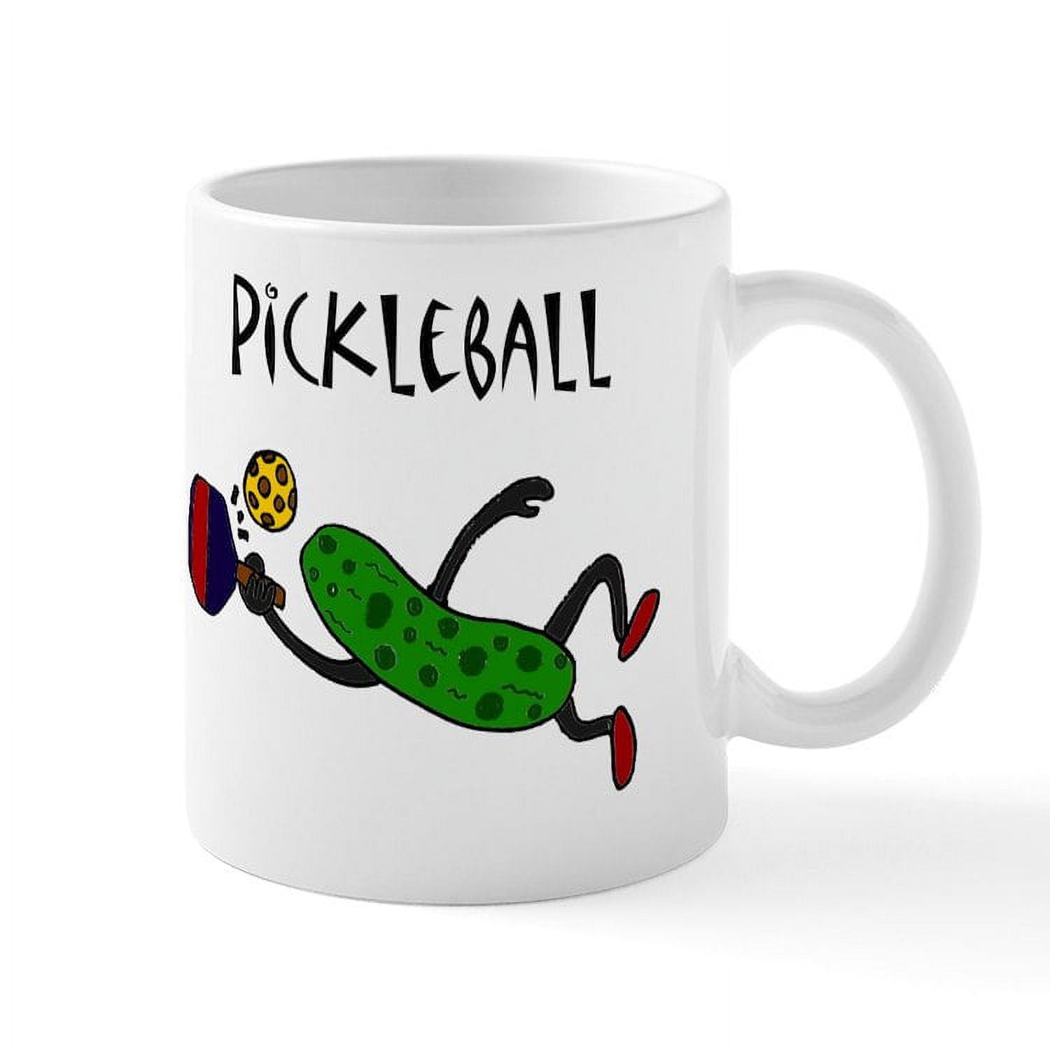 CafePress - Pickleball Pickle Mug - 11 oz Ceramic Mug - Novelty Coffee ...