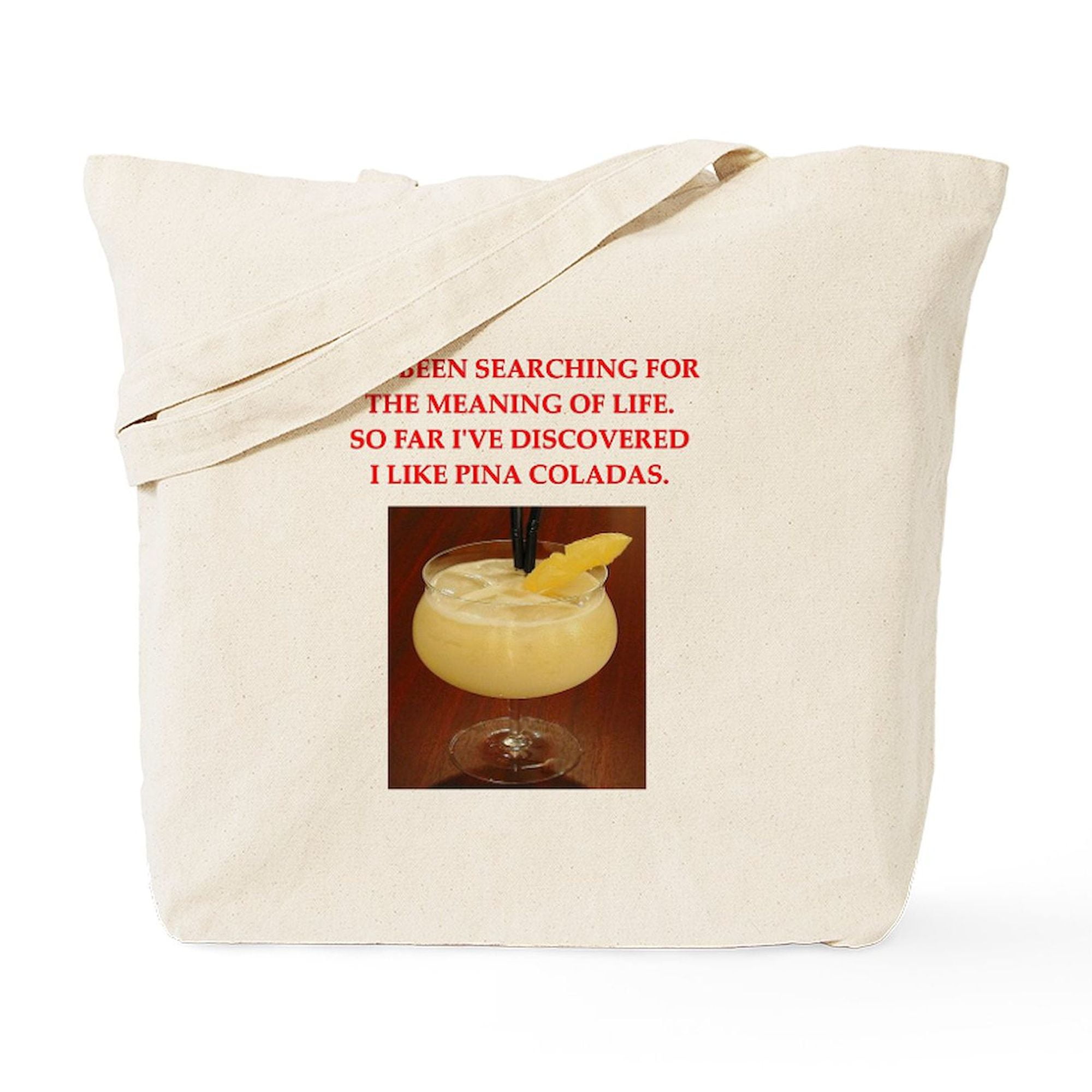 CafePress - Pina Colada Tote Bag - Unisex Canvas Tote Bag, Beige, 1 ...