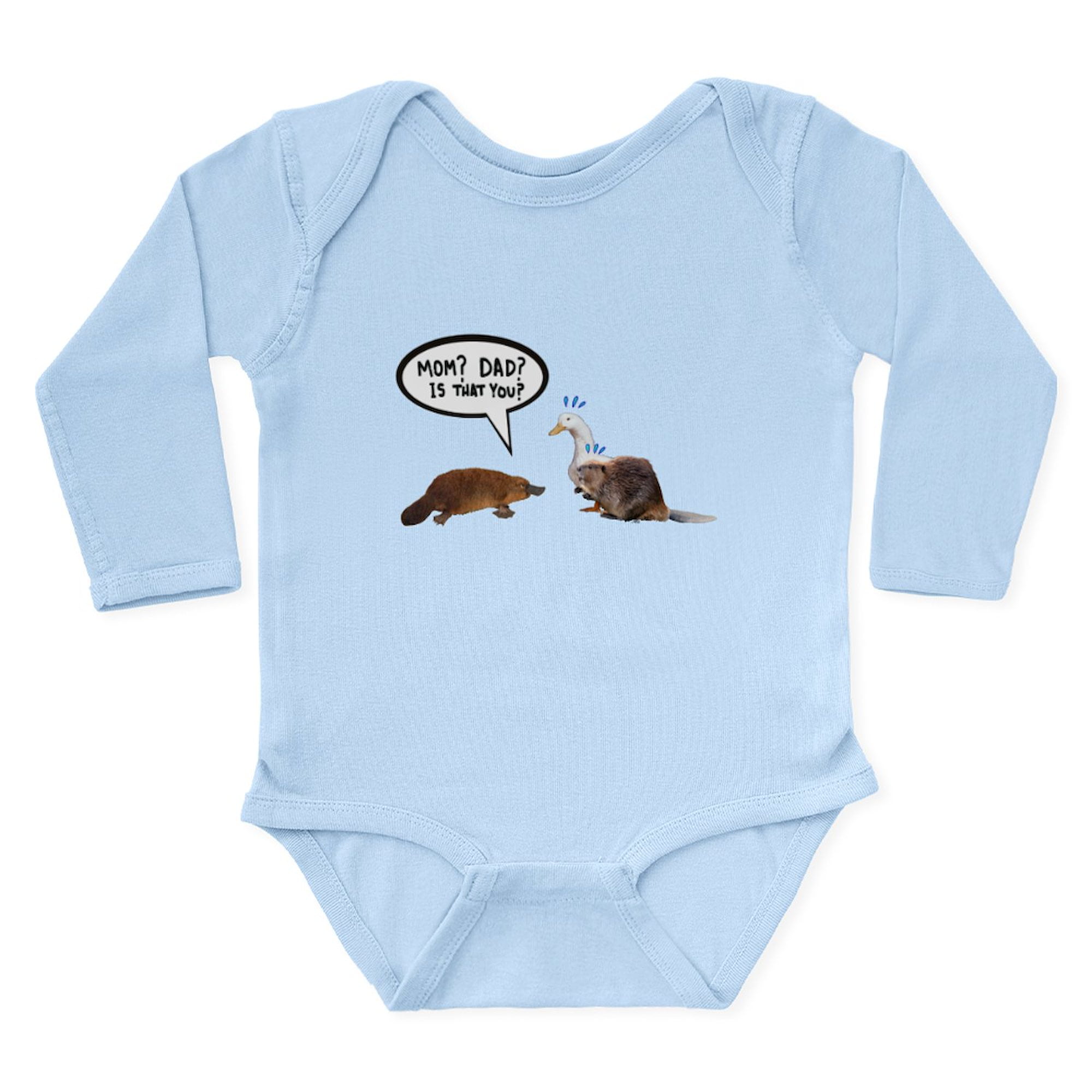 CafePress - Platypus Awkward Encounter Body Suit - Long Sleeve Cotton ...