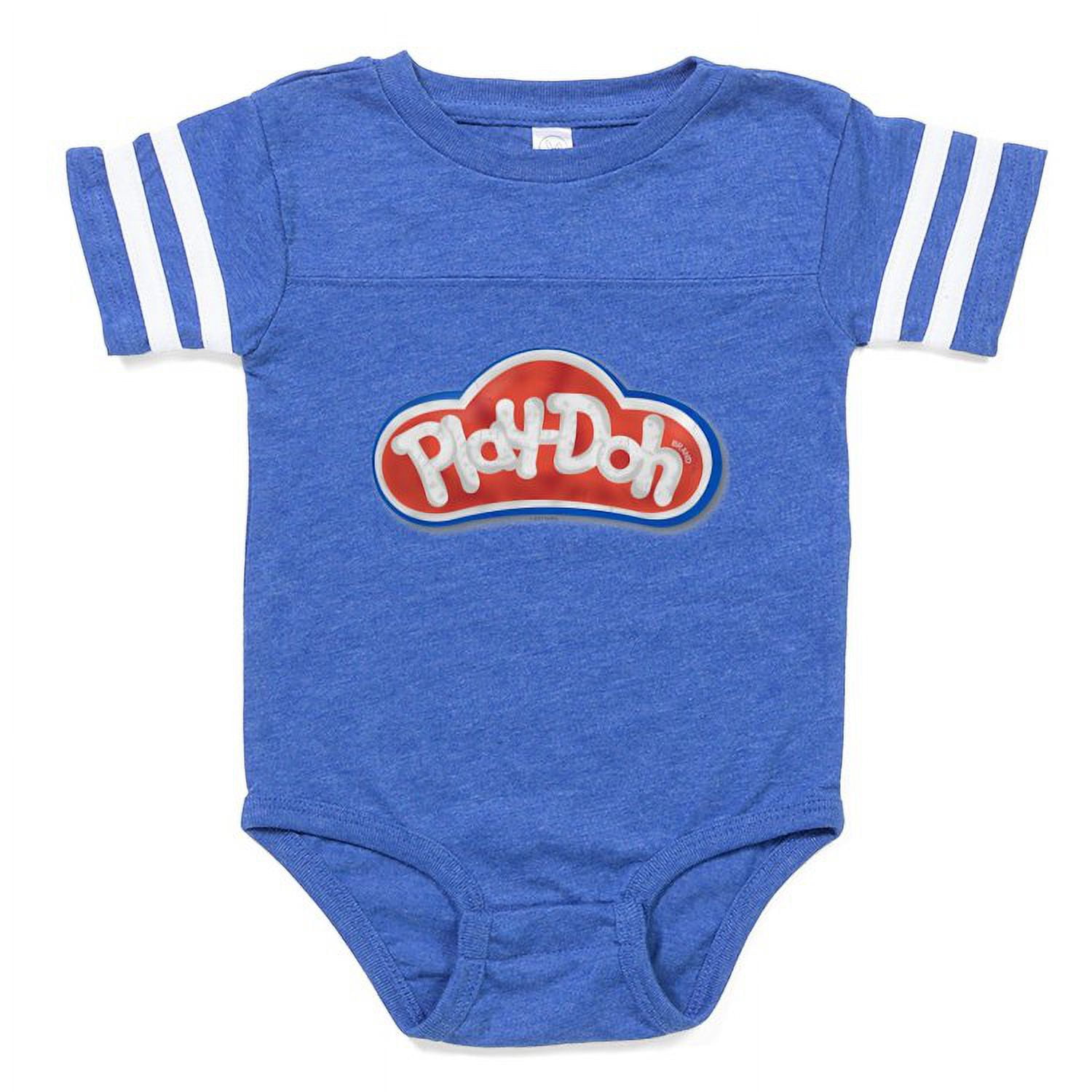 CafePress - Play Doh Classic Logo - Cute Infant Baby Football Bodysuit ...