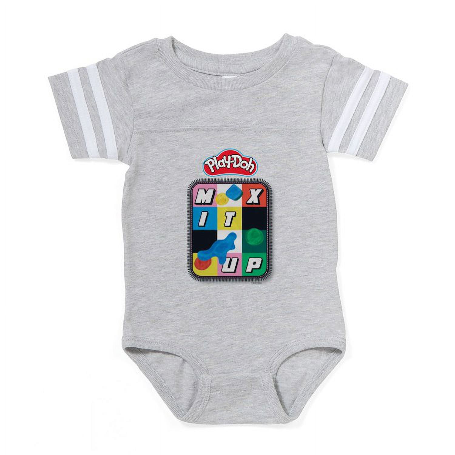 CafePress - Play Doh Mix It Up - Cute Infant Baby Football Bodysuit ...