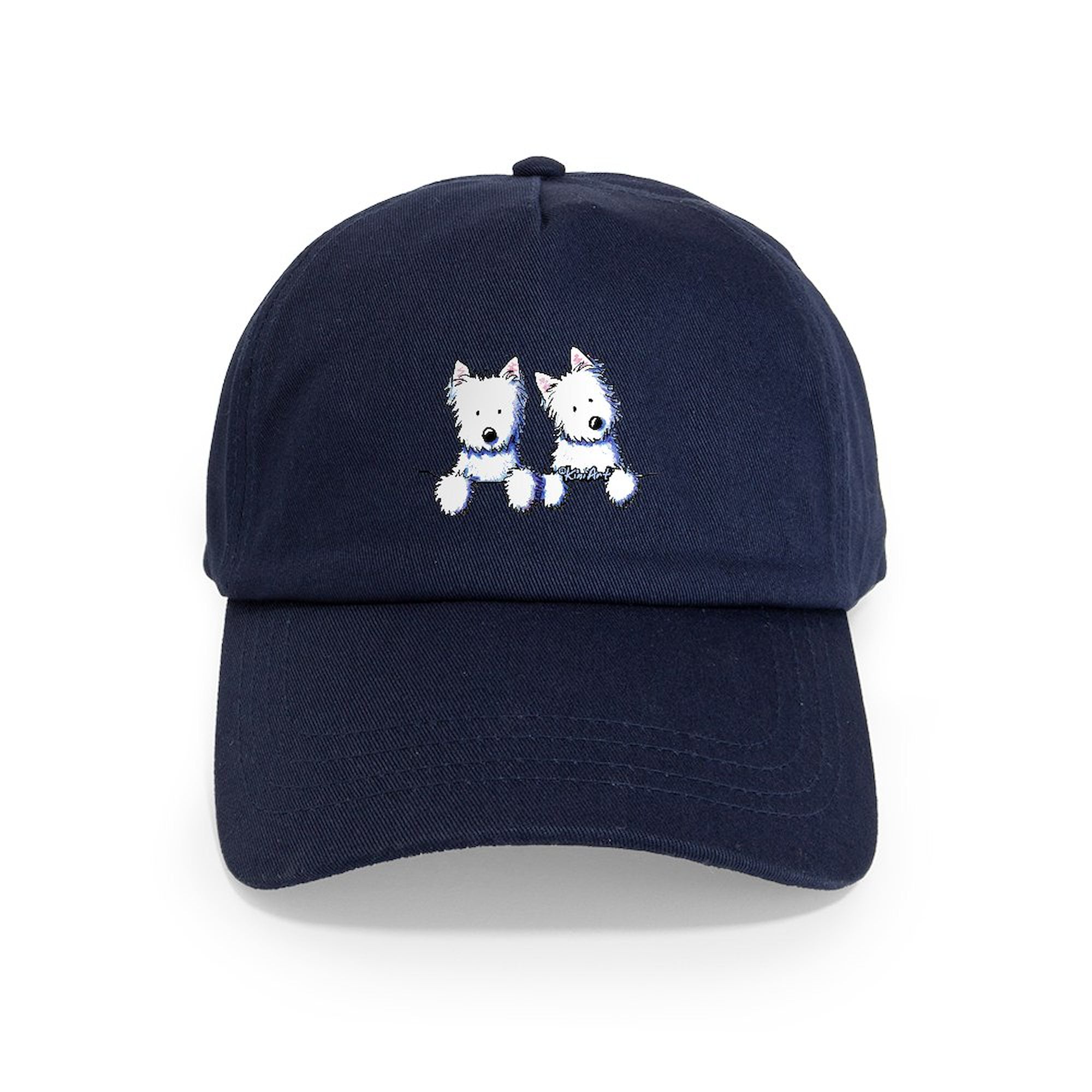 CafePress - Pocket Westie Duo Cap - Adjustable 100% Brushed Unisex ...