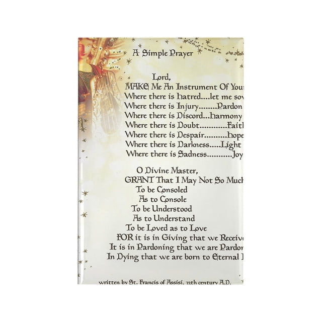 CafePress - Pope Francis St. Francis SIMPLE P - Rectangle Magnet, 2"x3 ...