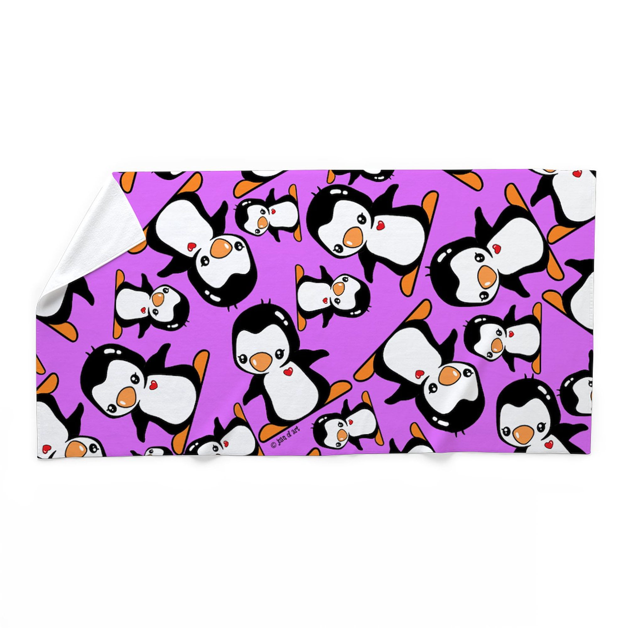 CafePress - Popo Penguin - Large Beach Towel, Soft 30"x60" Towel with ...