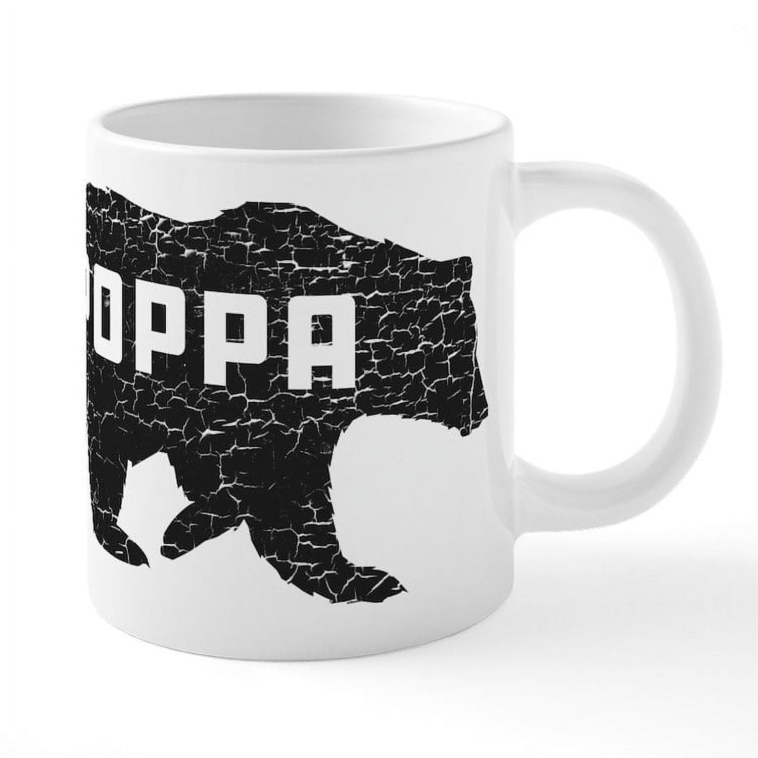CafePress - Poppa Bear - 20 Oz White Ceramic Mega Mug - Walmart.com