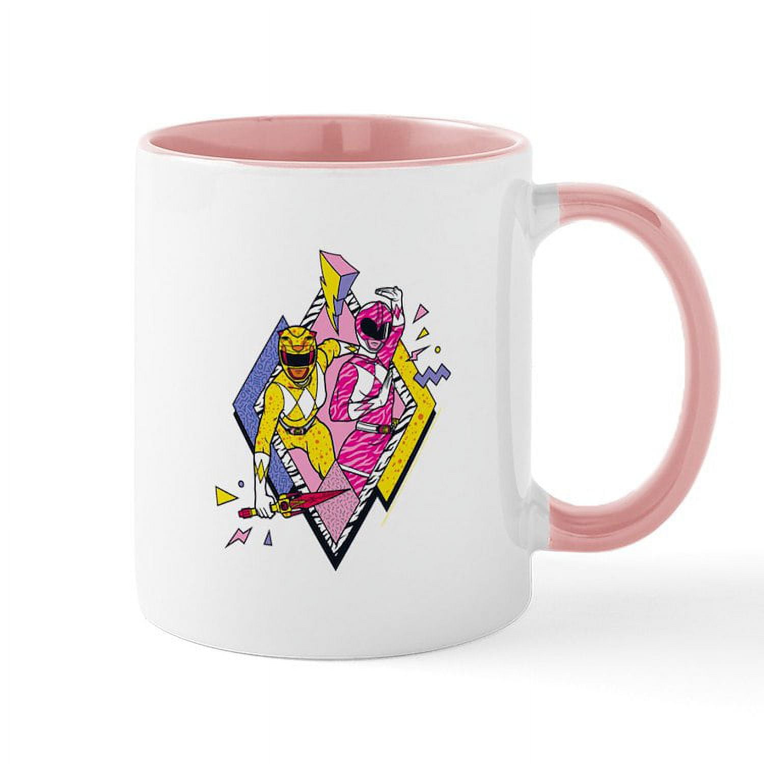 CafePress - Power Rangers Yellow Ranger And - 11 oz Ceramic Mug ...