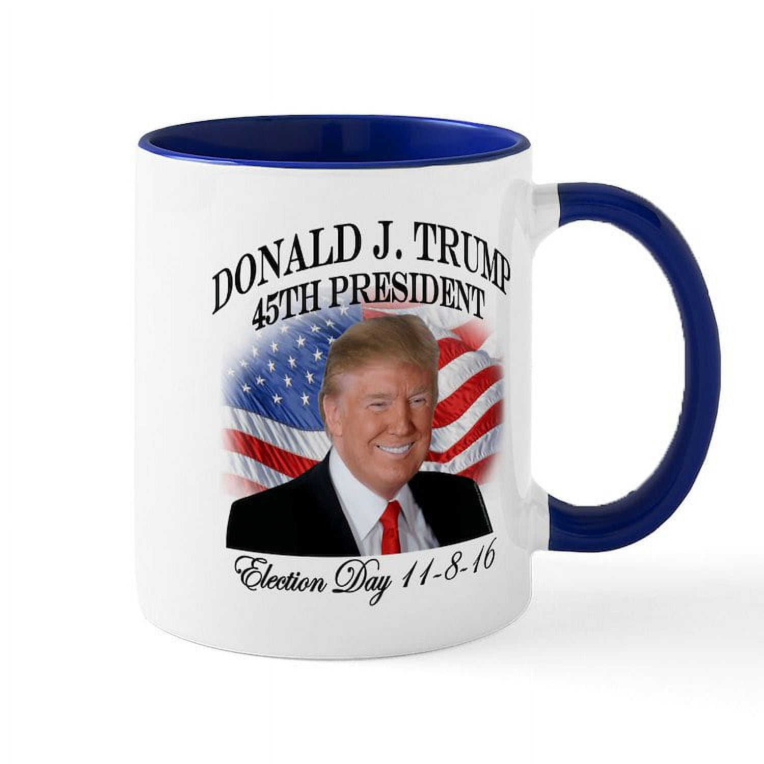 CafePress - President Trump Mugs - 11 oz Ceramic Mug - Novelty Coffee ...