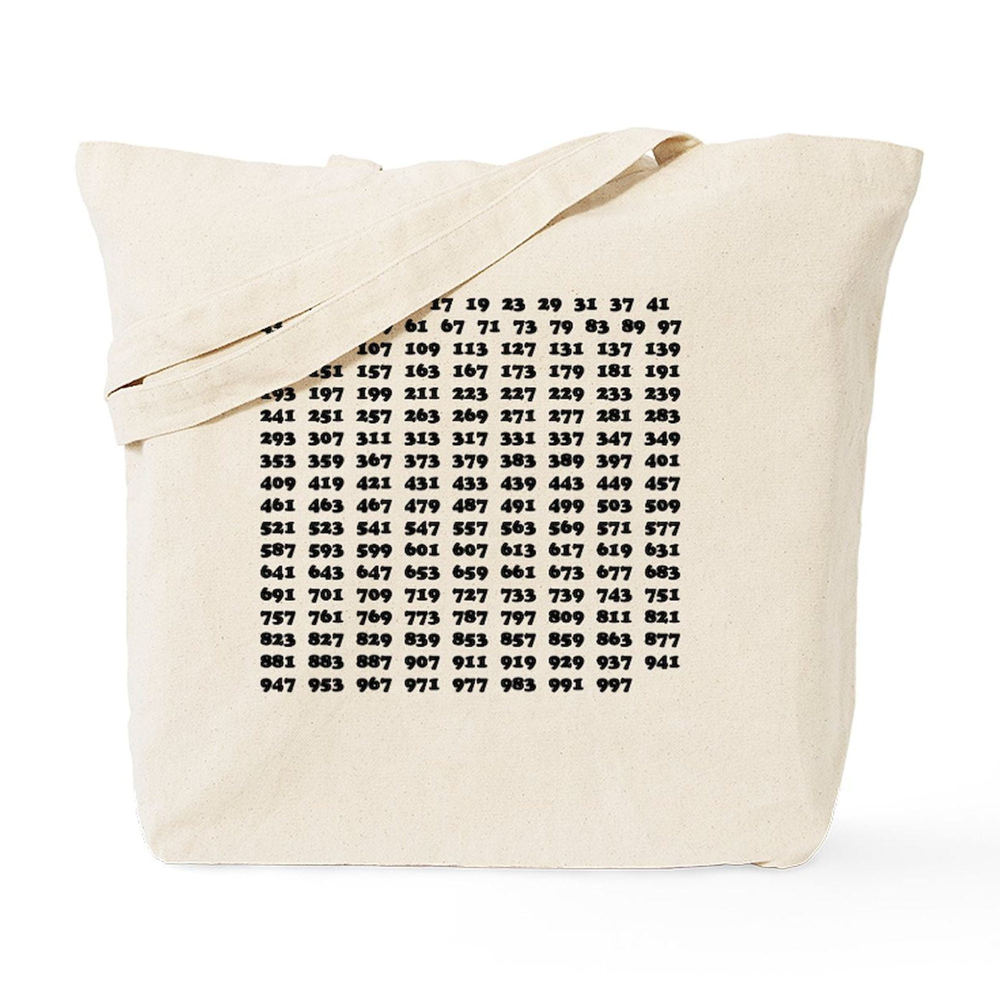 CafePress - Prime Numbers List 01 Copy Tote Bag - Unisex Canvas Tote ...