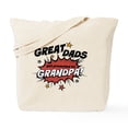 CafePress - Promoted To Grandpa Tote Bag - Unisex Canvas Tote Bag ...