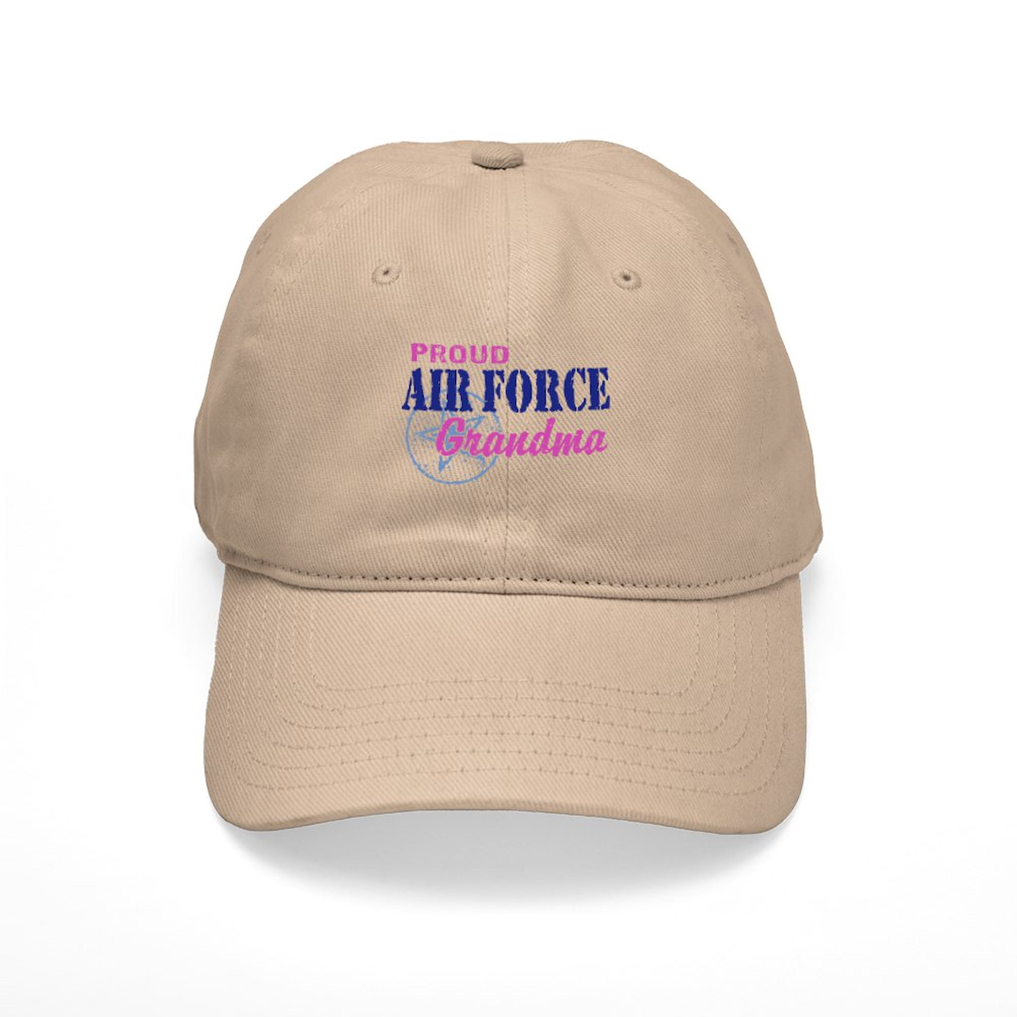 CafePress - Proud Air Force Grandma Cap - Adjustable 100% Brushed ...