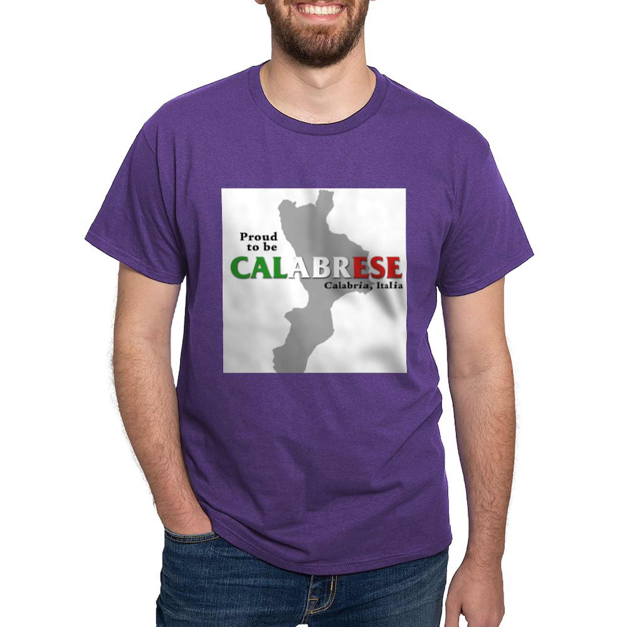 CafePress - Proud To Be Calabrese Ash Grey T Shirt T Shirt - Men's ...