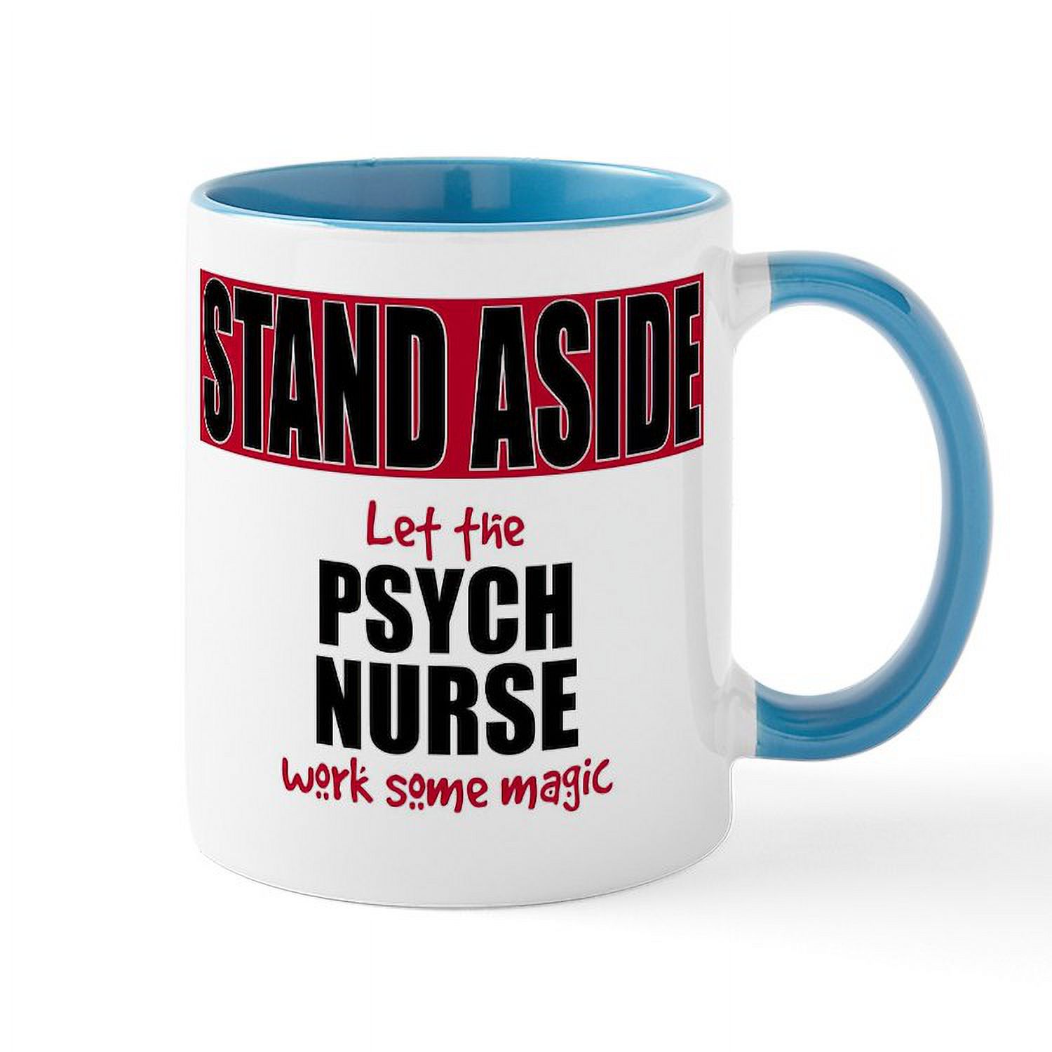 CafePress - Psych Nurse Mugs - 11 oz Ceramic Mug - Novelty Coffee Tea Cup - Walmart.com