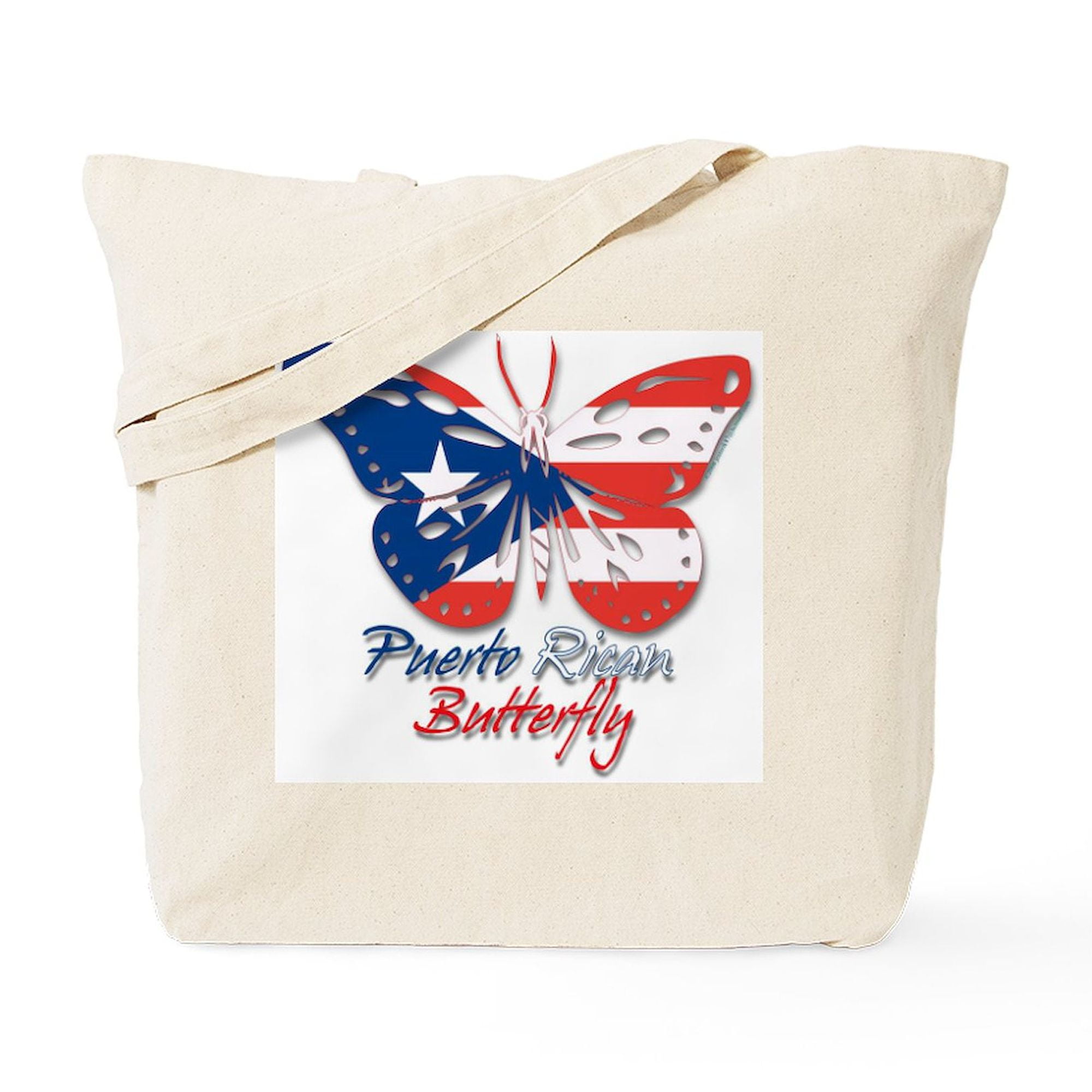 CafePress - Puerto Rican Butterfly Tote Bag - Unisex Canvas Tote Bag ...