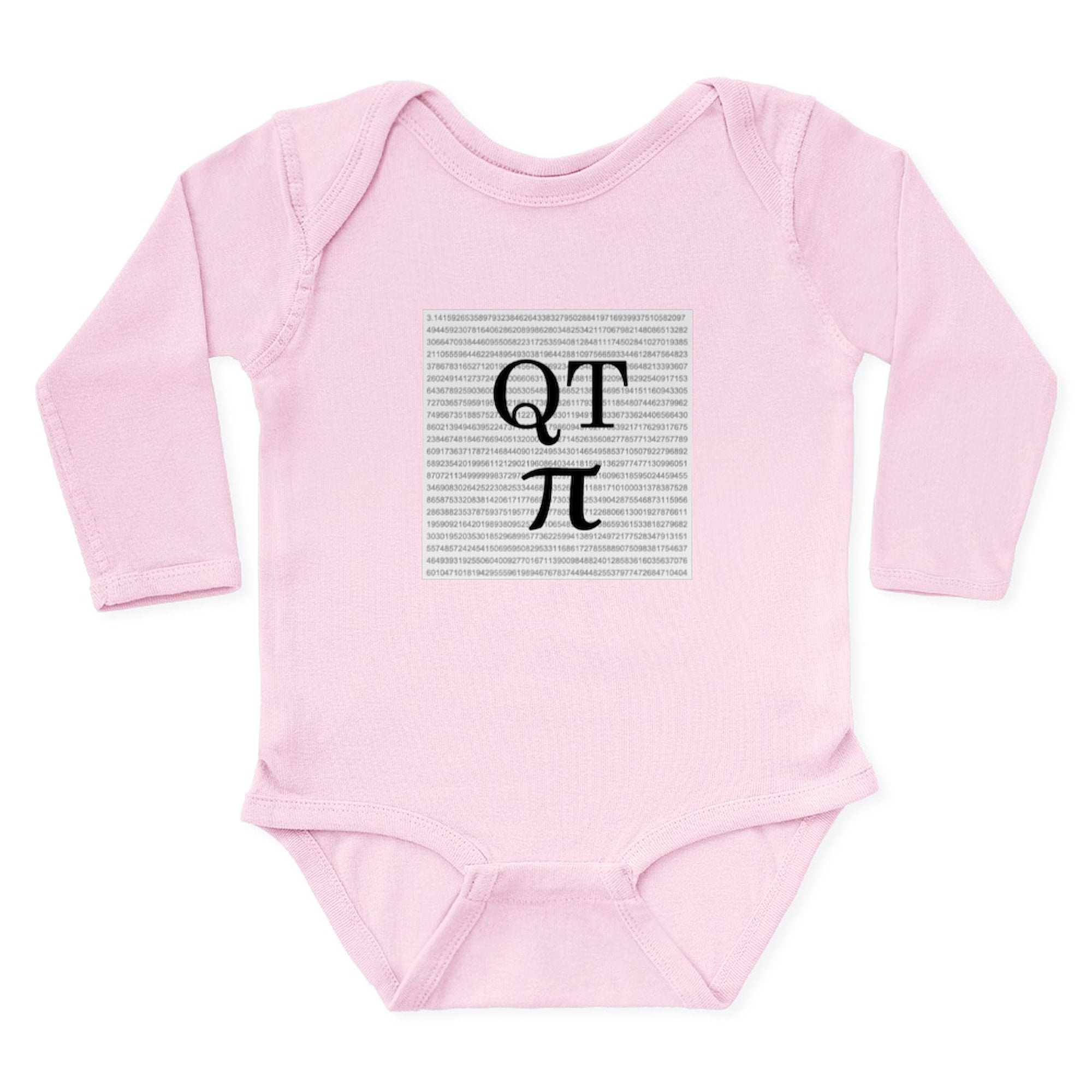 CafePress - QT Pi Body Suit - Long Sleeve Cotton Baby Bodysuit ...