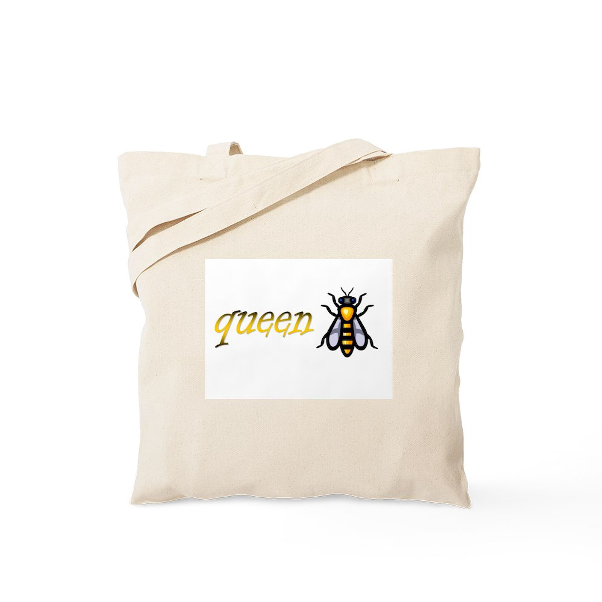 CafePress - Queen Bee Tote Bag - Unisex Canvas Tote Bag, Beige, 1-Piece ...
