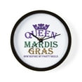 CafePress - Queen Of Mardis Gras - 10" Quartz Analog Battery-Powered ...