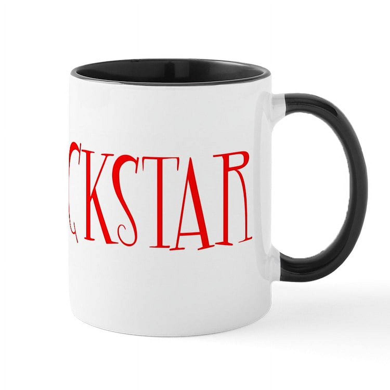 CafePress - ROCKSTAR Mug - 11 oz Ceramic Mug - Novelty Coffee Tea Cup ...