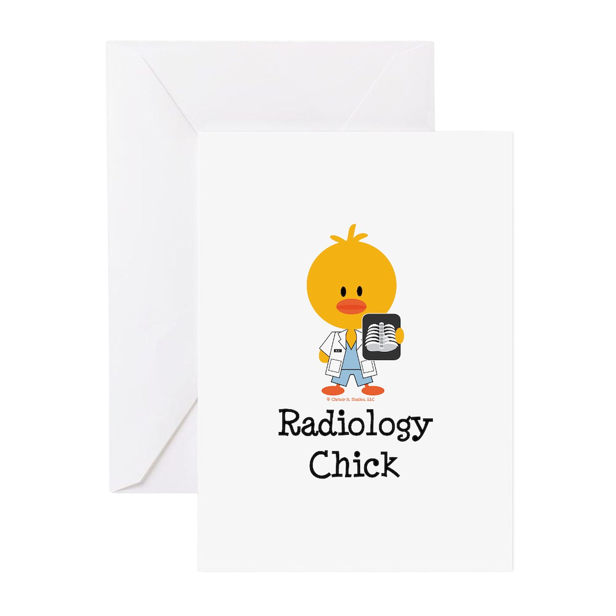 CafePress - Radiology Chick - Greeting Cards (Pk of 10) Glossy ...