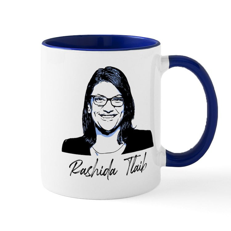 CafePress - Rashida Tlaib - 11 oz Ceramic Mug - Novelty Coffee Tea Cup ...