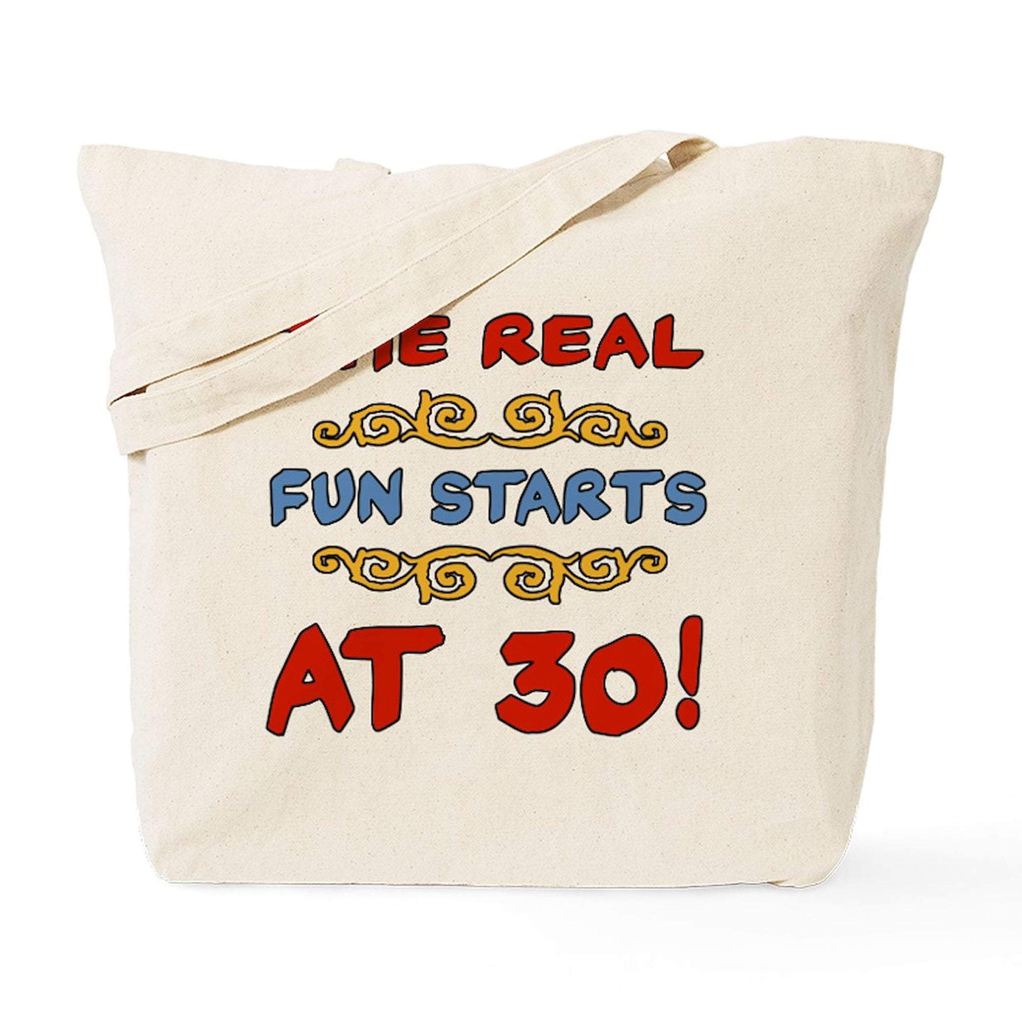 CafePress - Real Fun 30Th Birthday Tote Bag - Unisex Canvas Tote Bag ...