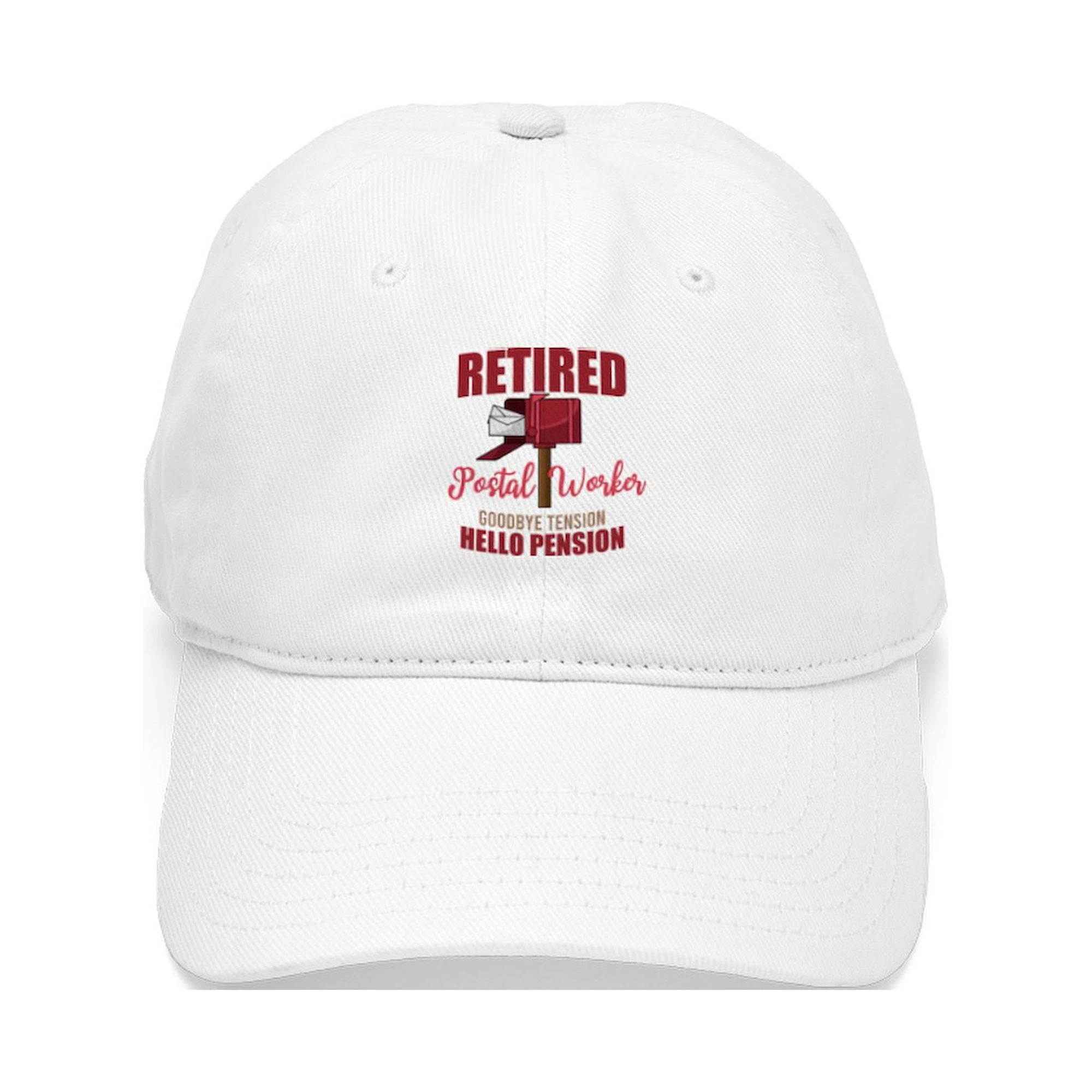CafePress - Retired Postal Worker Funny Postman Hello Pens Cap ...