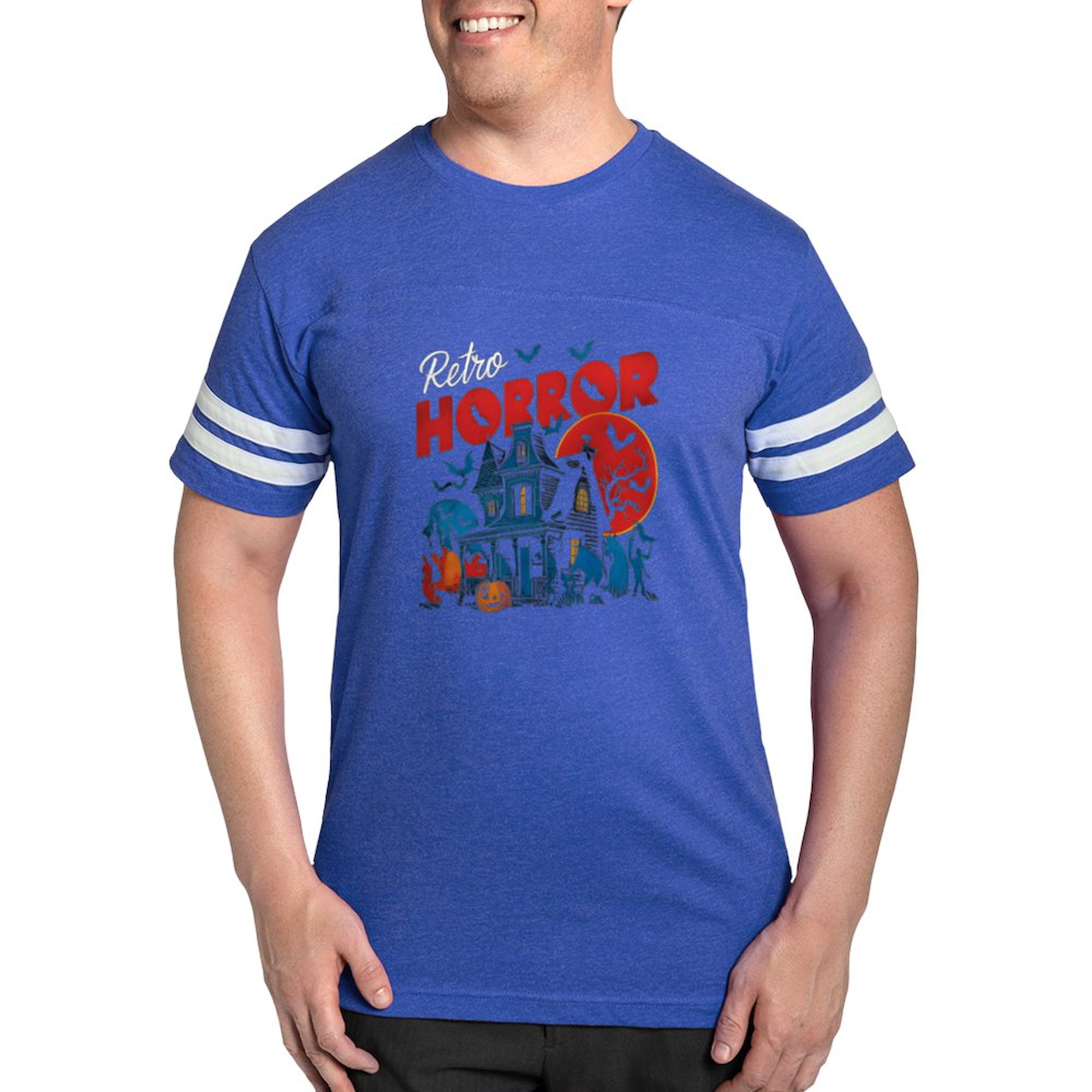 CafePress - Retro Horror T Shirt Men's Football T Shirt - Mens Football ...