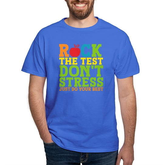 CafePress - Rock The Test Men's Value T Shirt - Men's Classic Cotton T ...