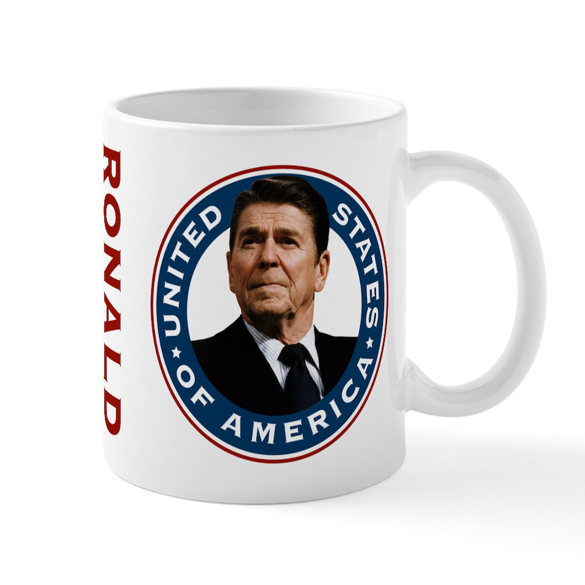 CafePress - Ronald Reagan Mug - 11 oz Ceramic Mug - Novelty Coffee Tea ...