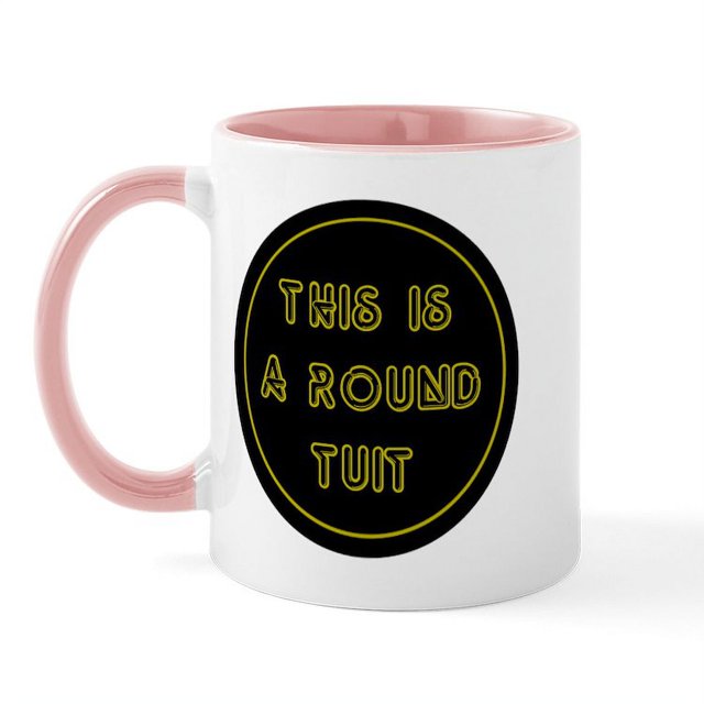 CafePress - Round Tuit Mug - 11 oz Ceramic Mug - Novelty Coffee Tea Cup ...
