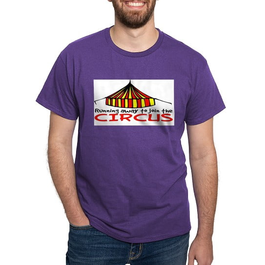 CafePress - Running Away To Join The Cir Ash Grey T Shirt - Men's ...