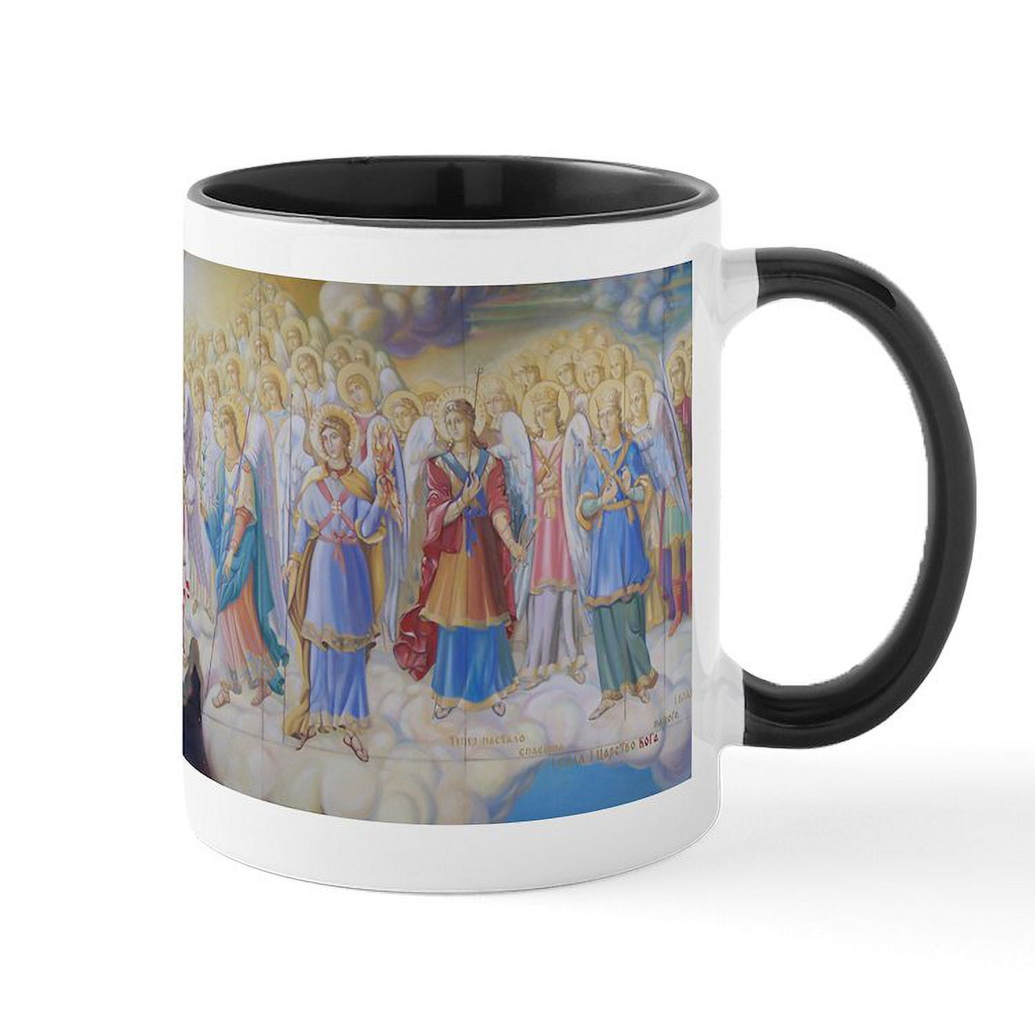 CafePress - Russian Orthodox Angels Mug - 11 oz Ceramic Mug - Novelty ...