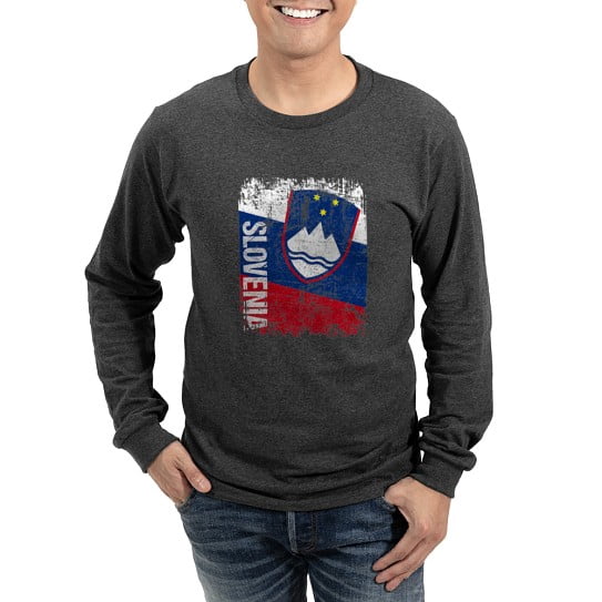 CafePress - SLOVENIA Flag Vintage Distressed SLOVENIA Men's Long Sleeve ...