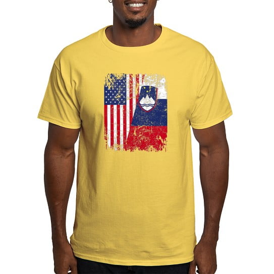CafePress - SLOVENIAN American Flag Men Women Kids SLOVENIA Men's Value ...